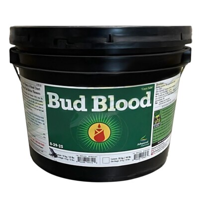 BUD BLOOD POWDER 0-39-25 10kg 22lbs ADVANCED NUTRIENTS FLOWER BLOOM ...