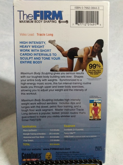The Firm - Total Body: Maximum Body Shaping (VHS, 2001) for sale online ...