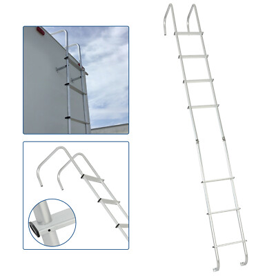 Universal Exterior RV Ladder Silver Aluminium Replace For 139.21 LA-401 ...