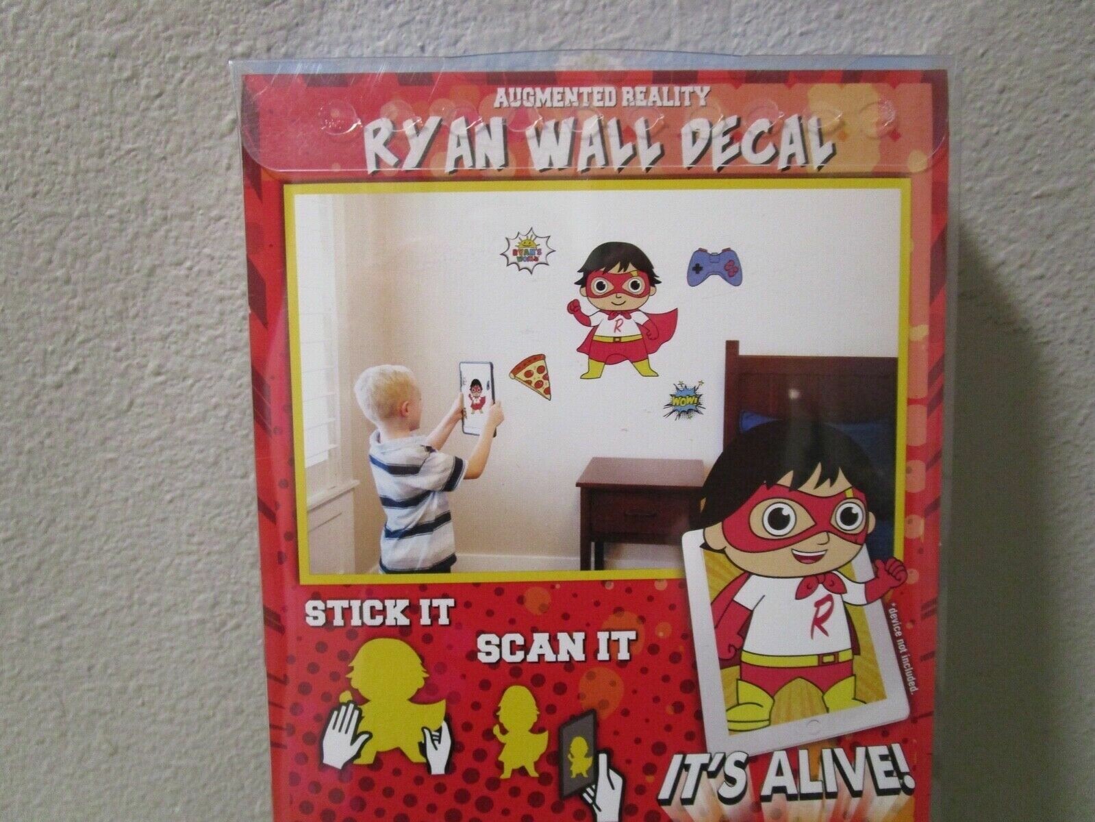 Ryans World Wall Decal Stickers 3D Bonus Action Removable ...