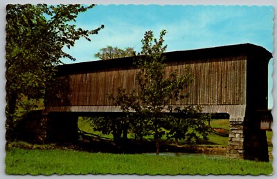Vintage Postcard - Covered Railroad Bridge - Cambridge Junction Vermont ...