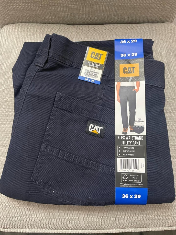 Tan, Brown, Blue NWT Caterpillar CAT men Flex Waistband utility work pant | eBay