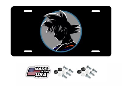 Goku, License Plate New Car Tag Metal Aluminum, USA | eBay