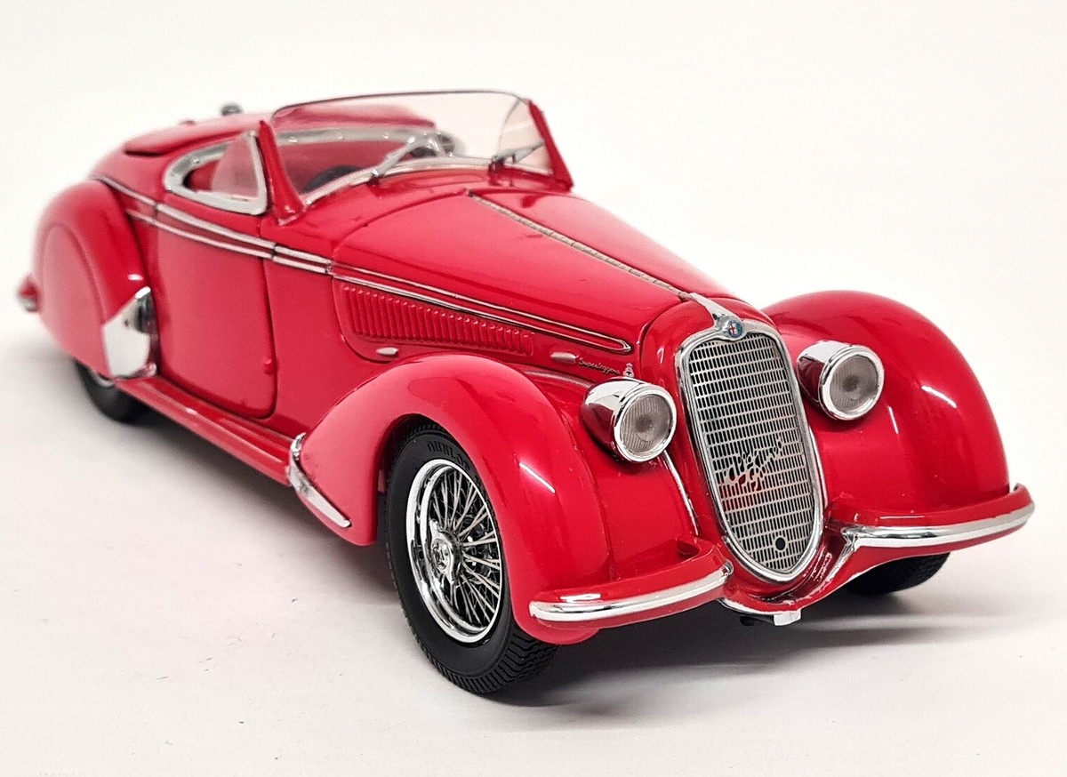 Franklin Mint 1/24 Alfa Romeo 2900B 1937 Red Diecast Scale Franklin Mint 1/24 Alfa Romeo 2900B 1937 Red Diecast Scale
