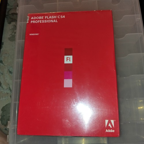 Adobe Flash Cs4 Professional Windows Sealed Box New | eBay