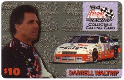 1994 de Course Séries 2: Darrell Waltrip ( Ouest Auto ) Téléphone Carte ...