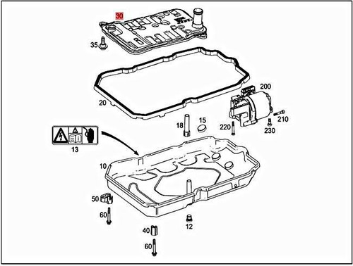 Genuine MERCEDES Transmission oil filter 2122770295 | eBay