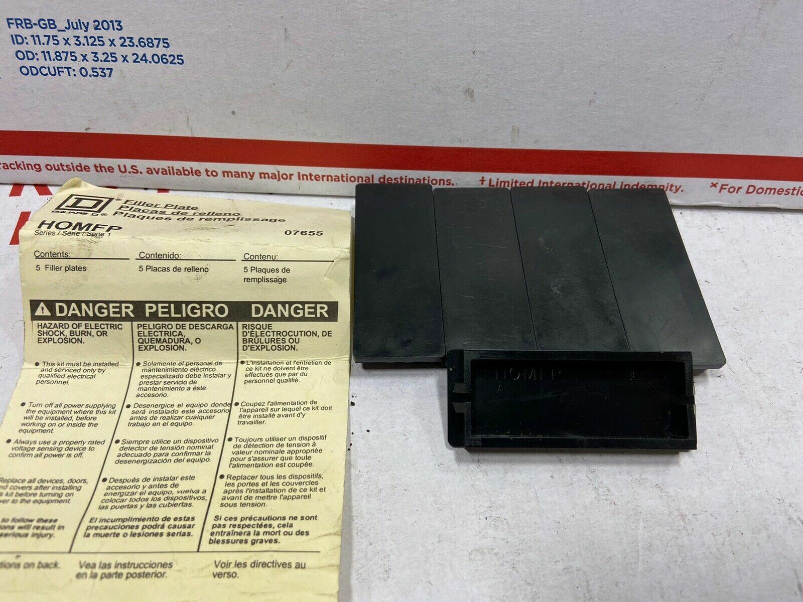 Square D HOMFP Filler Plate Lot of 5 | eBay