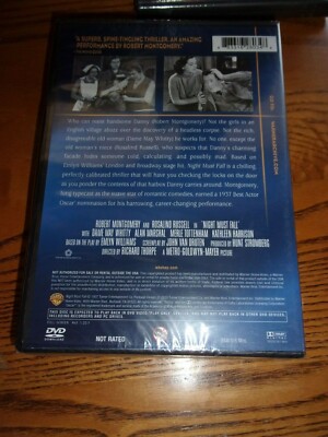 NIGHT MUST FALL -ARCHIVE COLLECTION DVD NEW AND SEALED!! | eBay