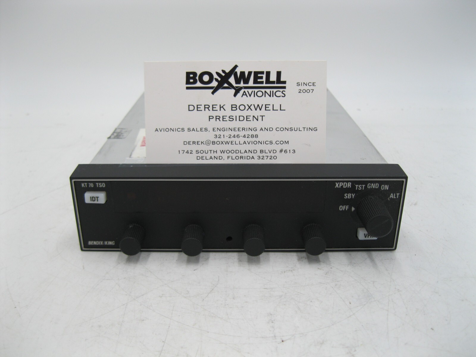 BENDIX KING KT 70 MODE ATC TRANSPONDER PN: 066-01141-0201 | eBay