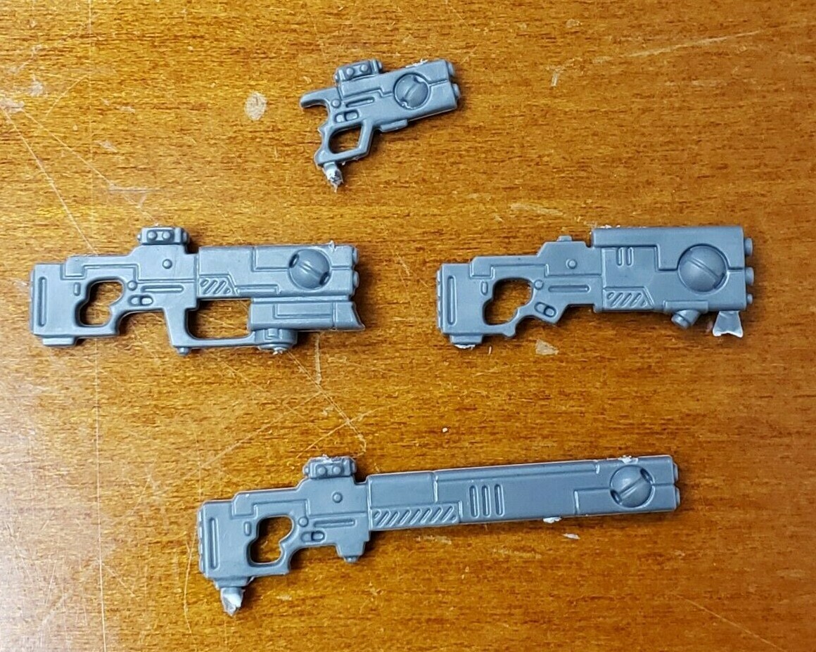 Warhammer 40k Tau Empire Bits Fire Warriors Pulse Carbine RIfle Pistol ...