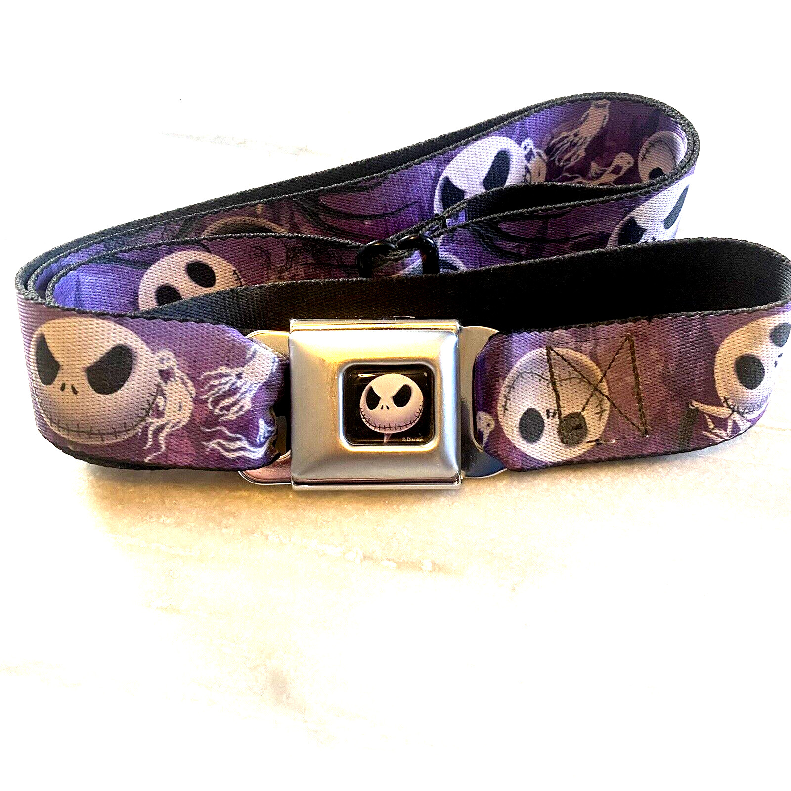 The Nightmare Before Christmas Belt Buckle Down Seat … - Gem