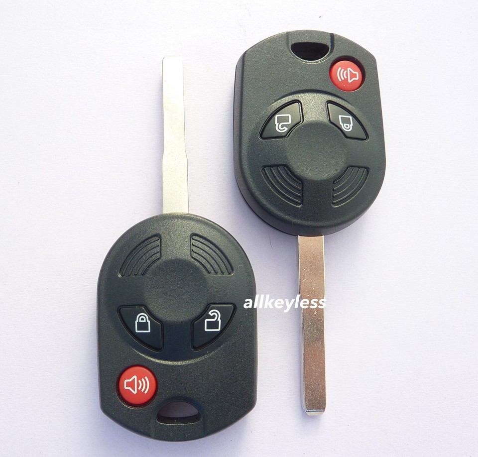 PAIR OEM Reshelled FORD ESCAPE TRANSIT key keyless entry remote fobs ...