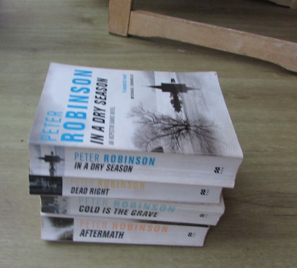 4 x Peter Robinson DCI Banks Crime Thriller series Books Bundle ...