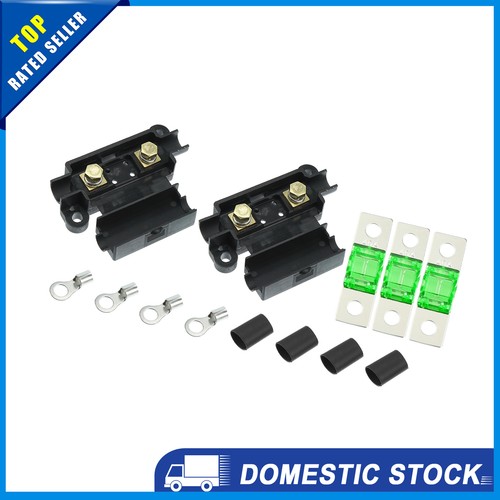 Universal 40A Fuse Kit Inline ANS Holder Fuses Dual Battery Charger ...