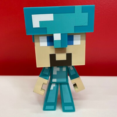 Minecraft Notch Vinyl Armored Steve 6" Figure Diamond Edition by Mojang ...