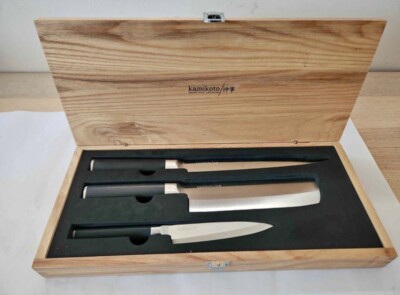 Kamikoto Japanese 3 piece Knife Set - New 714449933507| eBay