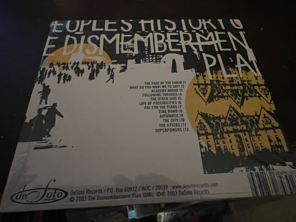 A People's History of the Dismemberment Plan by cd SEALED UNPLAYED | eBay