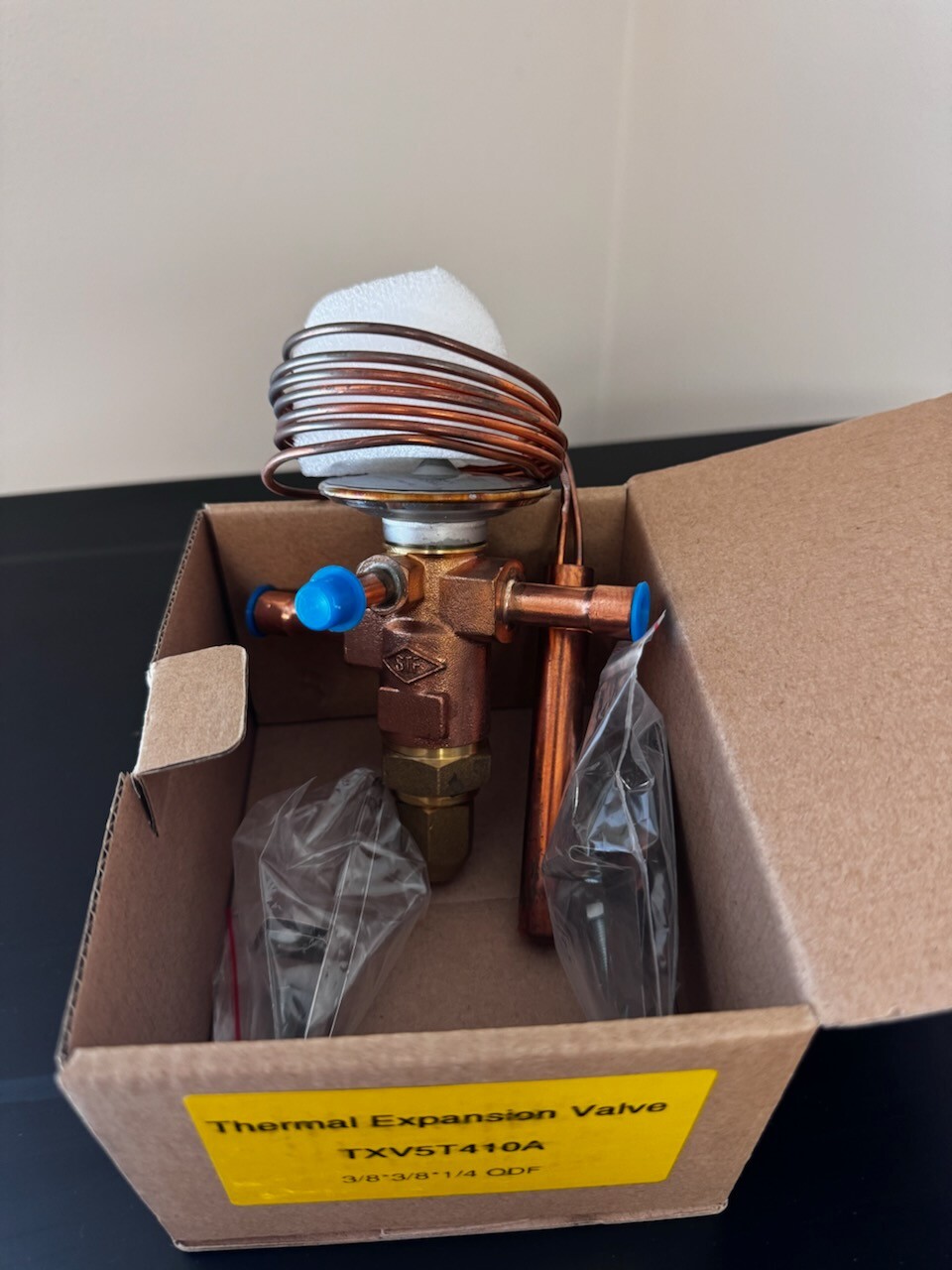Expansion Valve (TXV) R-410A, 5-Ton, 3/8 In. Inlet, 5/8 In. Outlet | eBay