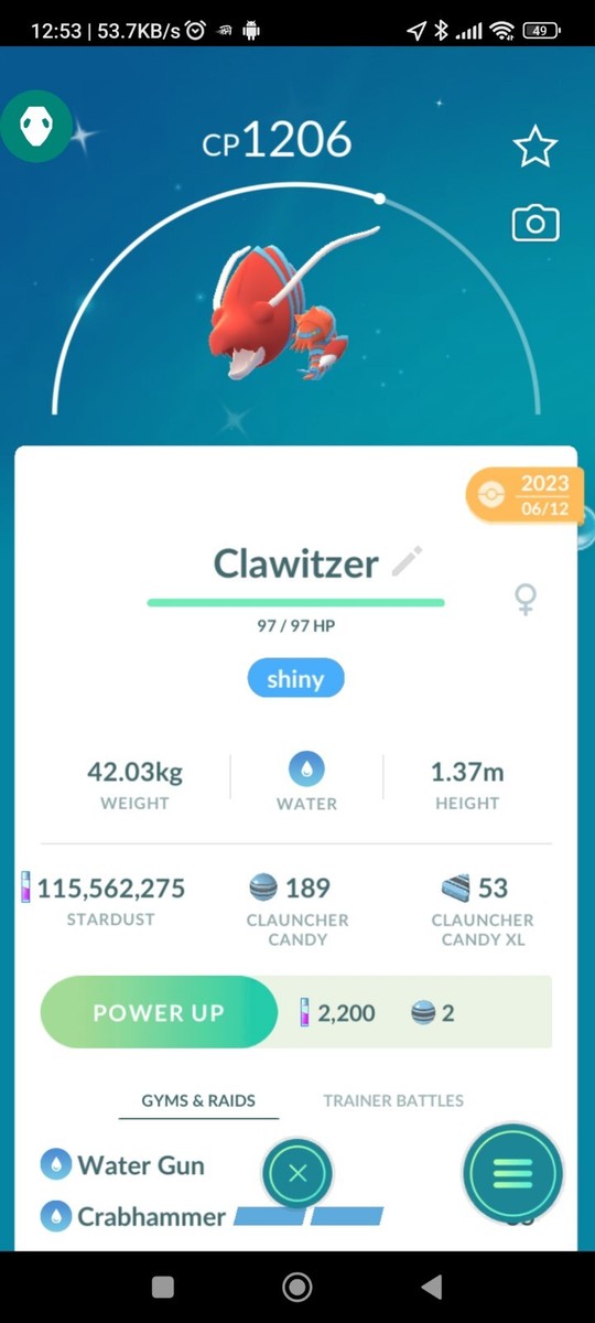 Clauncher Evolution Chart