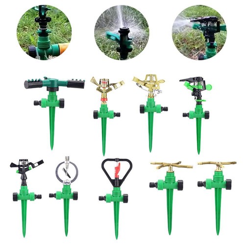 360 Degree Rotating Jet Sprinklers 4/6 Split Dual Use Land Plug-in ...