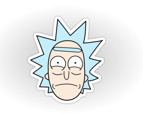 Rick and Morty Face burp Sticker decal car laptop | eBay