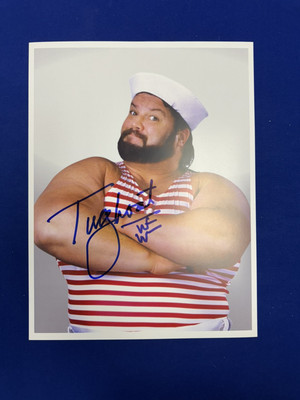 Tugboat WWF Autographed 8.5x11 Photo | eBay