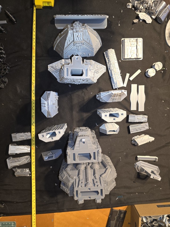 Classic BATTLESTAR GALACTICA Battlestar Galactica 24" 1/2000 Custom 3d ...