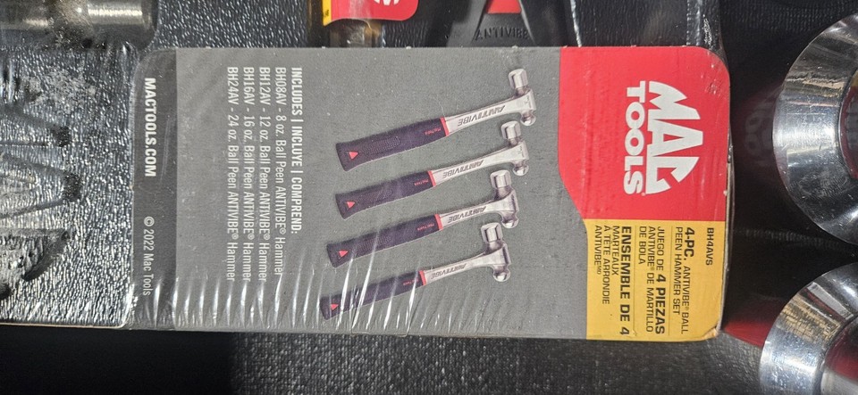 Mac Tools 4 Pc. Antivibe Ball Peen Hammer Set. | eBay