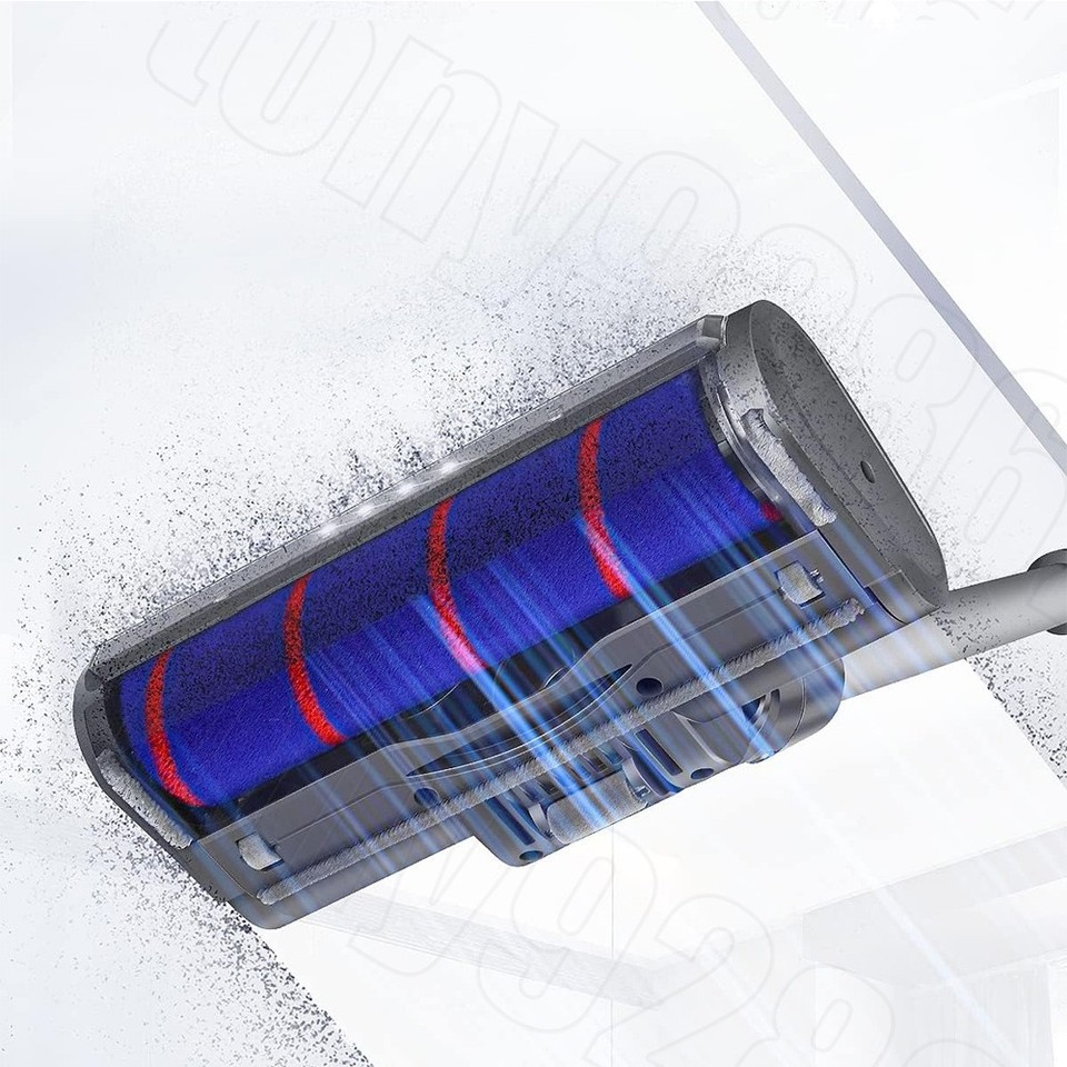 4 LED Fluffy Floor Soft Roller Cleaner Head Brush Vacuum For Dyson V7 ...