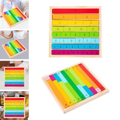 Number Learning Rods Counting Toy Professional Wooden Early Learning ...