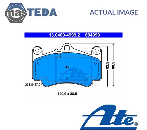 130460-49992 BRAKE PADS SET BRAKING PAD FRONT ATE NEW OE REPLACEMENT | eBay