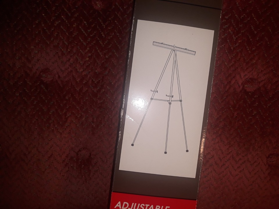 Adjustable Aluminum Easel W/ Pad Holder E126 - Apollo Presentation ...
