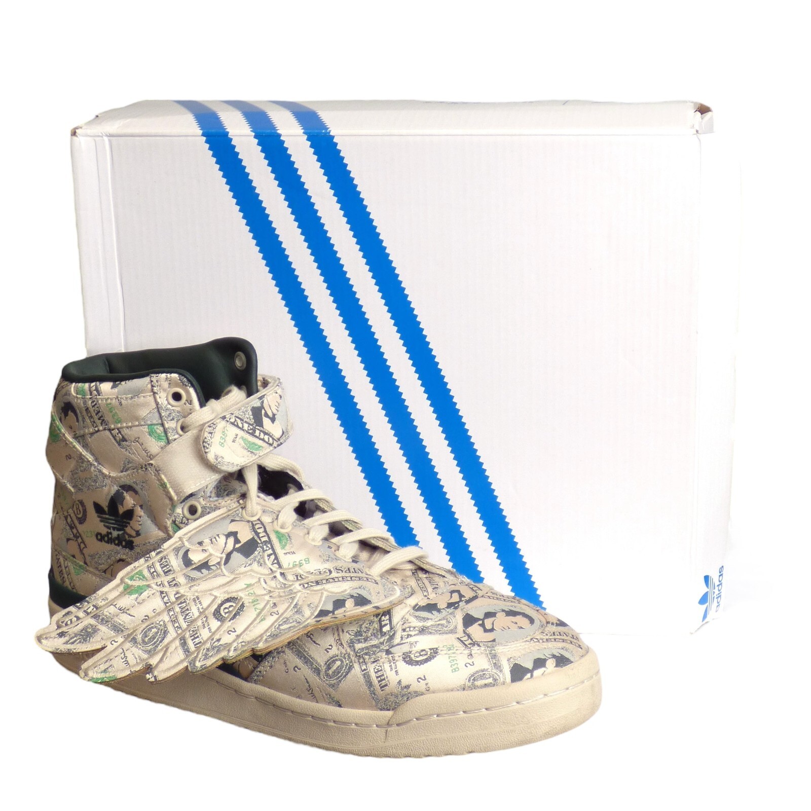 JEREMY SCOTT X ADIDAS-2021 Winged Money High Top Snea… - Gem