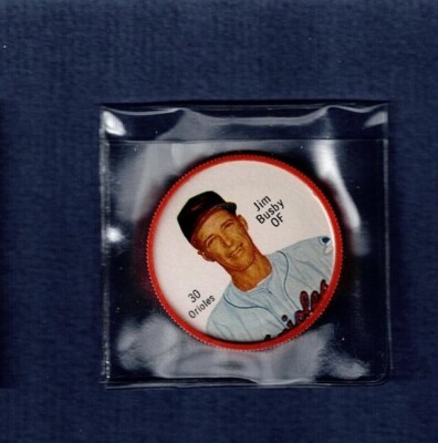 1962 Salada Baseball Coin #30 Jim Busby Baltimore Orioles | eBay