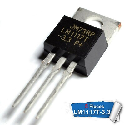 5pcs LM1117T LD1117 3.3V TO-220 voltage regulator chip | eBay