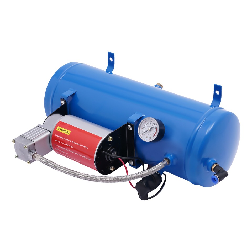 DC On Board Air Compressor For Van Train Truck Car Boat with 6L Tank ...