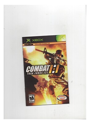 Combat Task Force 121 Original Xbox MANUAL ONLY Authentic NO TRACKING ...