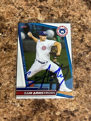 Sam Armstrong Signed 2024 South Bend Cubs Team Set Auto Chicago Cubs Rc # 17 | eBay