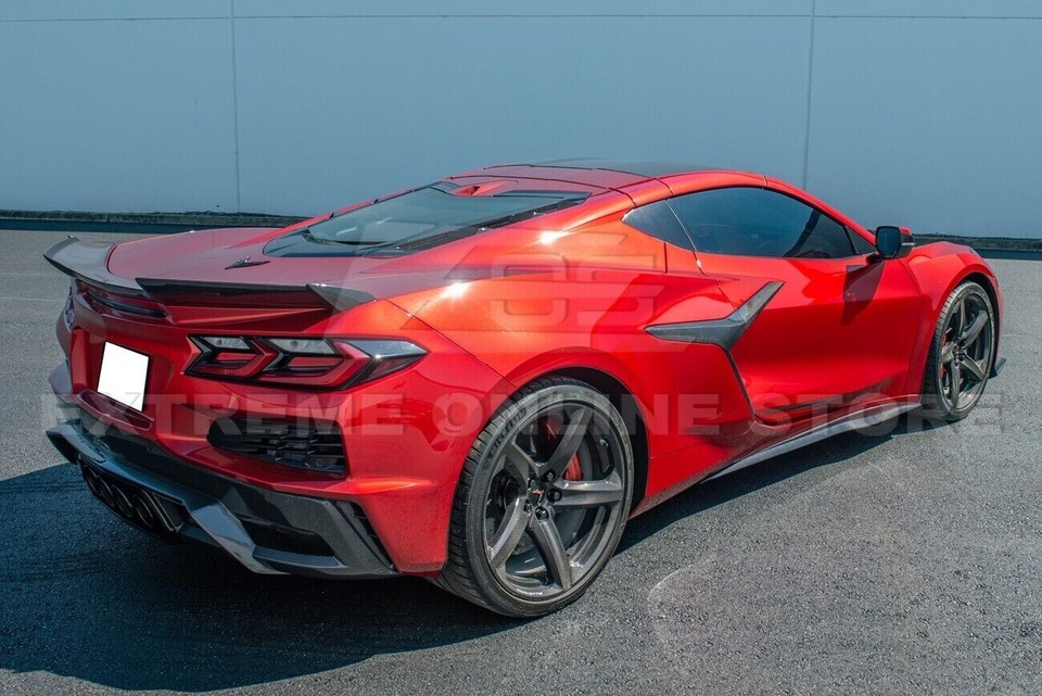 23-Up Corvette C8 Z06 Z07 CARBON FIBER Performance Front Splitter ...