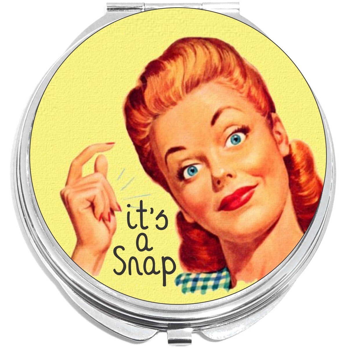 It's a Snap Compact with Mirrors - Perfect for your Pocket or Purse | eBay