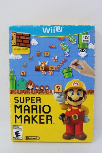 2015 Super Mario Maker For Nintendo Wii U Sealed Game With Booklet | eBay