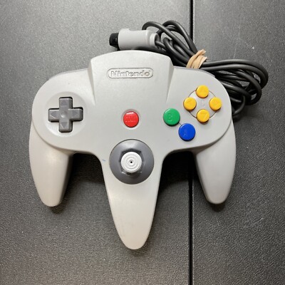 Nintendo 64 N64 Genuine Original OEM Gray Grey Controller Good Stick ...