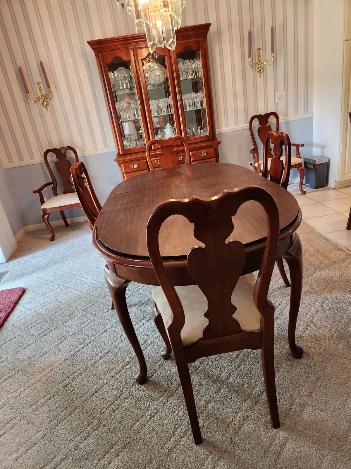 The solid cherry dining room set | eBay