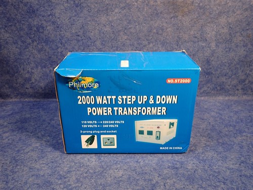 Philmore ST2000 (110v/220v) 2000 Watt Step Up & Down Power Transformer ...