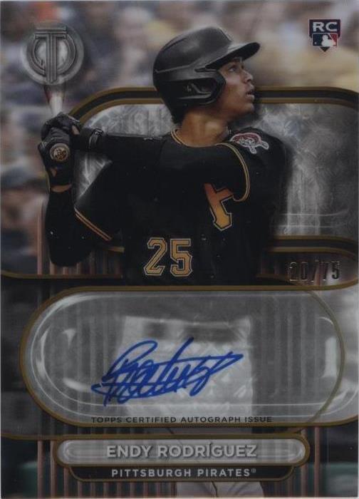 2024 Topps Tribute - Tribute Autographs Endy Rodriguez #TA-END Gold /75 ...