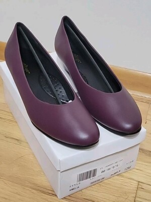 Size 10M Purple Plum Angel Steps Amelia Classic Pumps New In Box | eBay