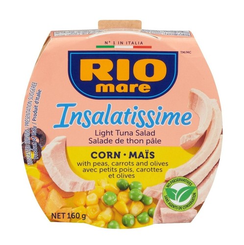 6 Cans of Rio Mare Insalatissime Light Tuna Corn Salad 160g each | eBay