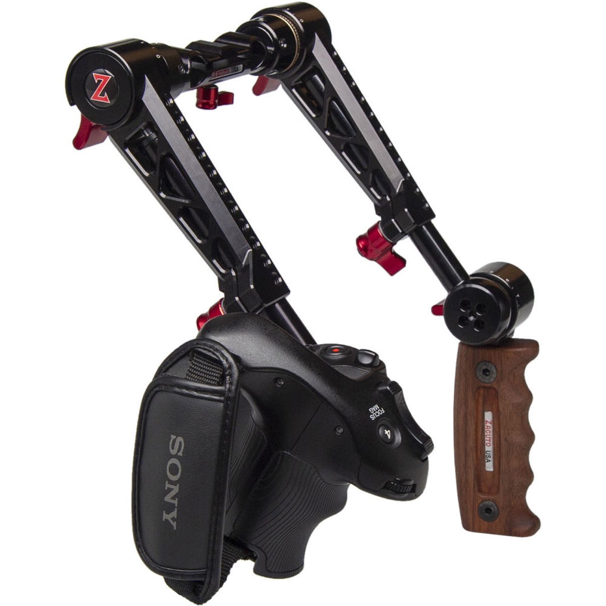 Zacuto Dual Trigger Grips for Sony FS5, FS5 MK II and FX6 Camera Grip # ...