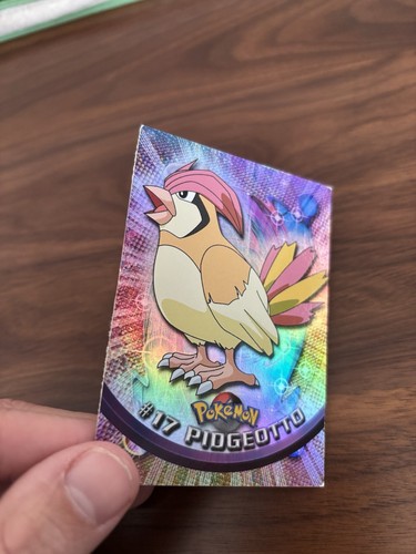 Pokémon Topps #17 Pidgeotto Holo Foil 1st Edition Blue Logo 1999 TV ...